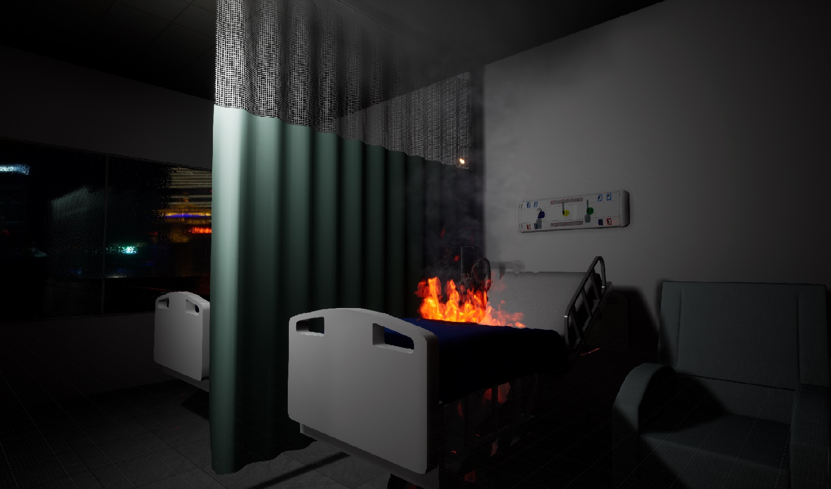 Hospital escape VR: a virtual reality simulation for hospital fire ...